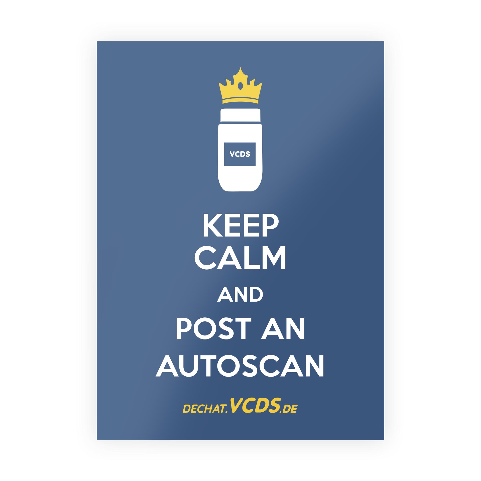 "Keep Calm" Aufkleber | CCD Car-Diagnostics